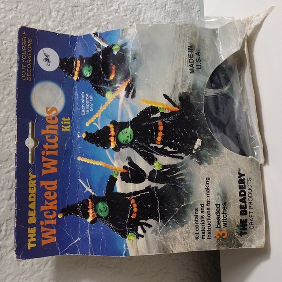 Vintage | Art | Vintage Craft Project Wicked Witches Kit 988 | Poshmark